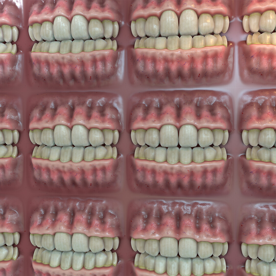 ArtStation - Teeth Material