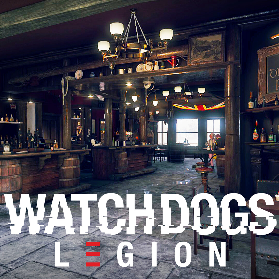 ArtStation - Watch Dogs Legion : The Drowning Post Pub + WIP shots