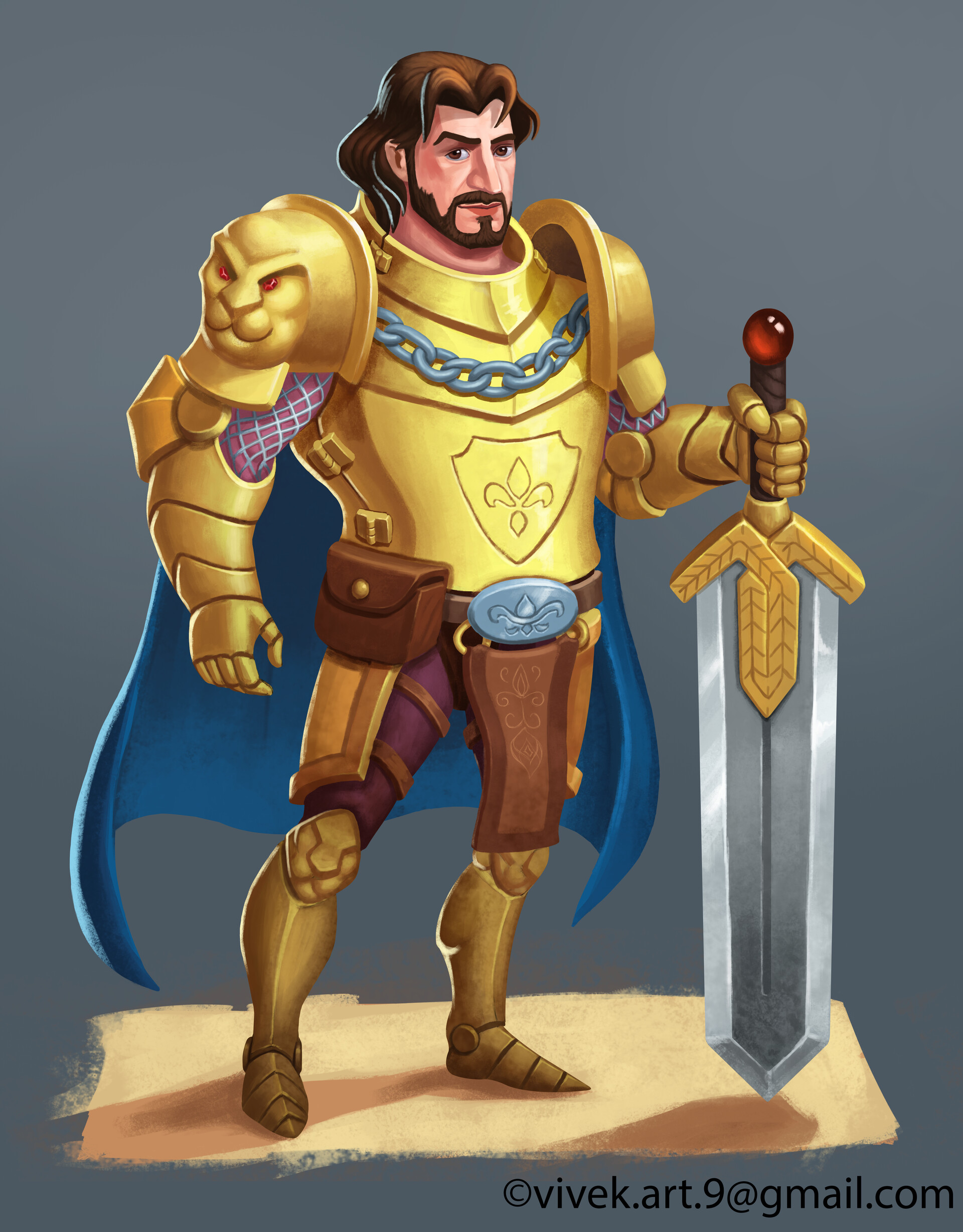 ArtStation - Golden Royal Guard!!