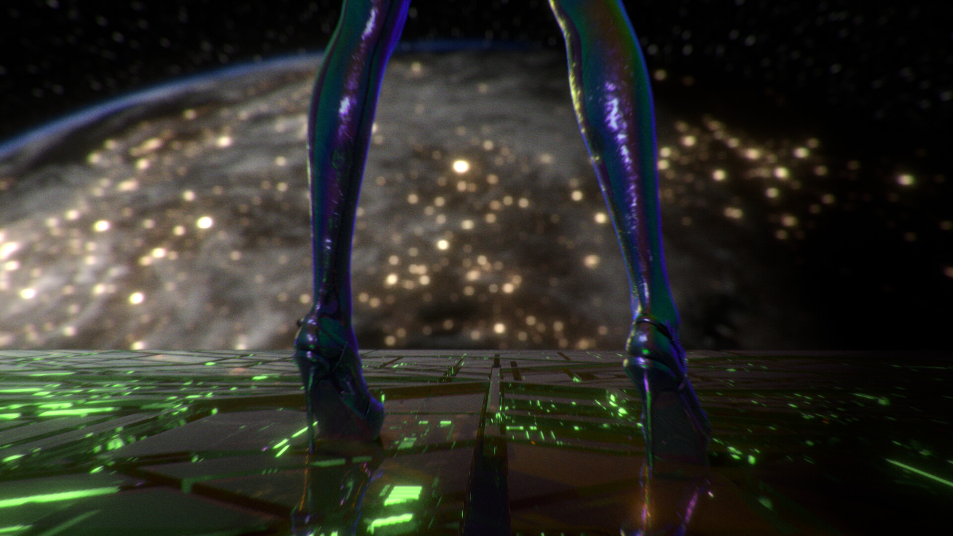 ArtStation - Galaxy woman/Sci-fi/Digital art