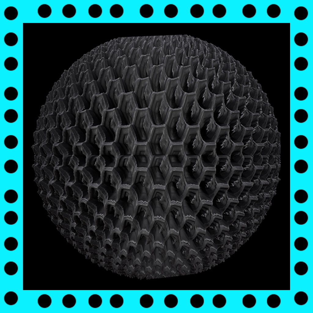 ArtStation - Abstract Armor Material Design 13