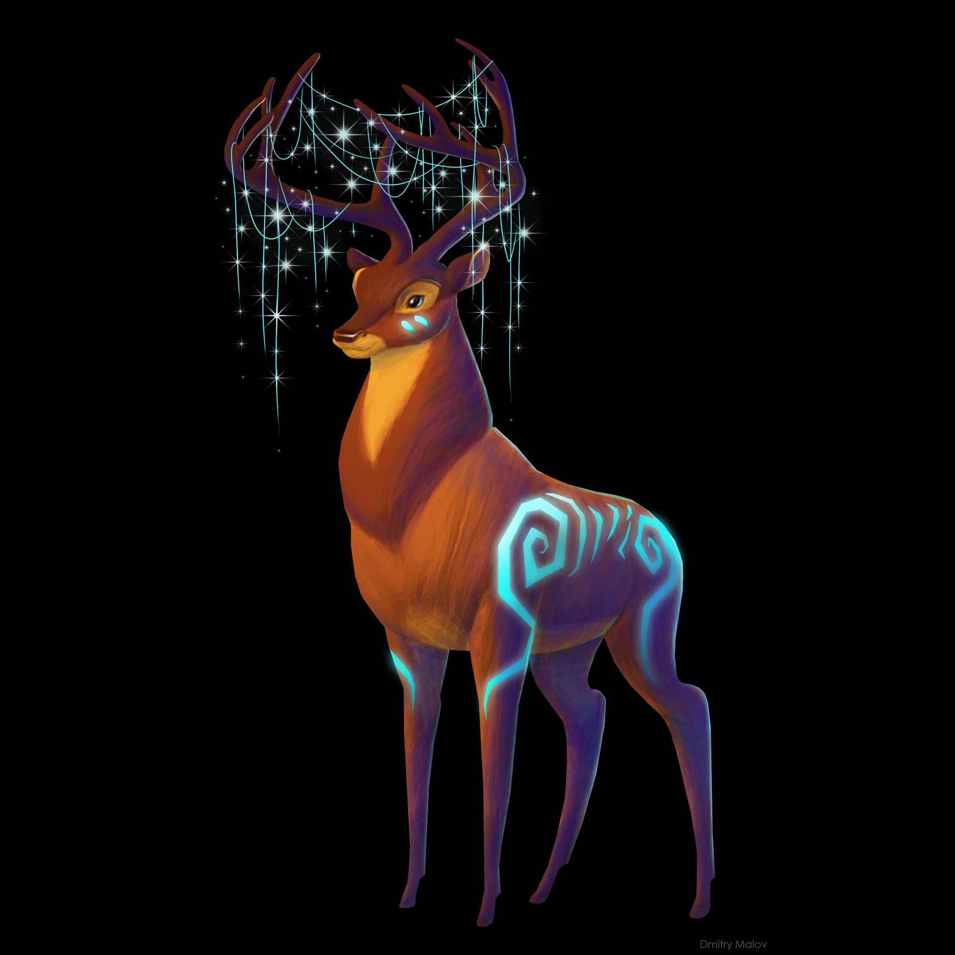 ArtStation - Fairy deer