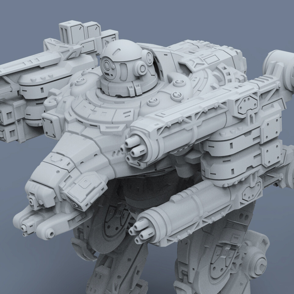ArtStation - SHATTERED VOID - MECH 4