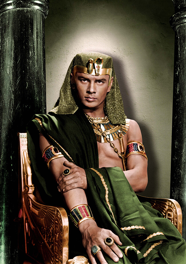 ArtStation - Yul Brynner - The Ten Commandments (1956) - Metek09-Artwork-Production