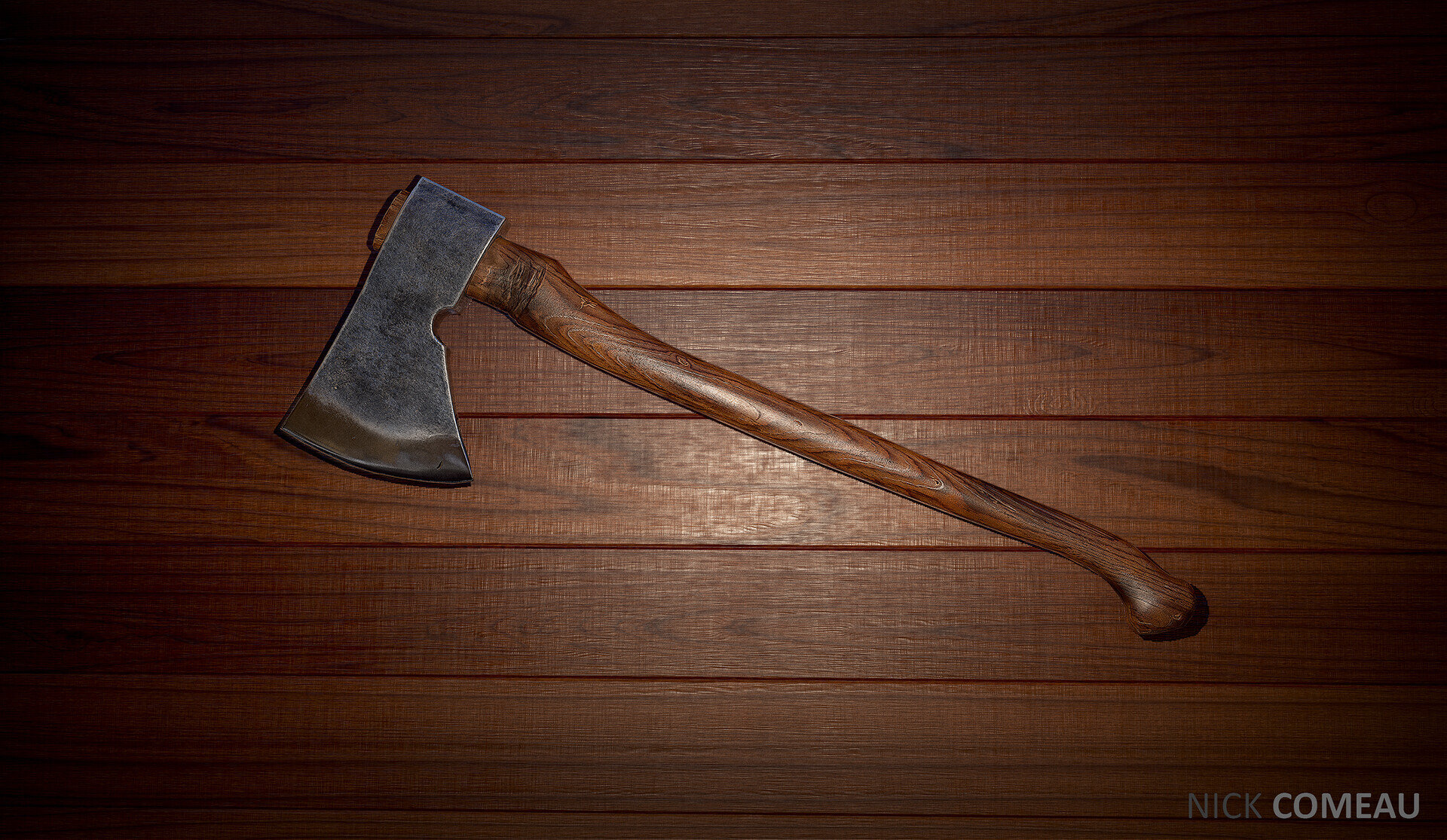 ArtStation - Hand-Forged Axe