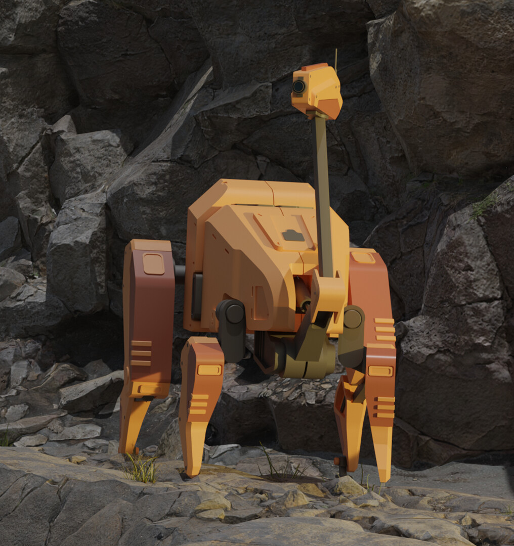ArtStation - Quadruped Robot