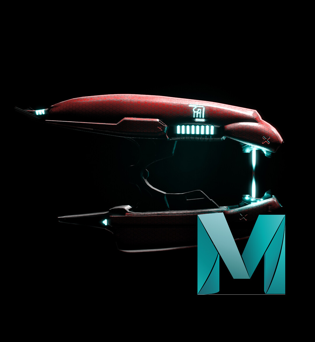 ArtStation - Halo plasma rifle