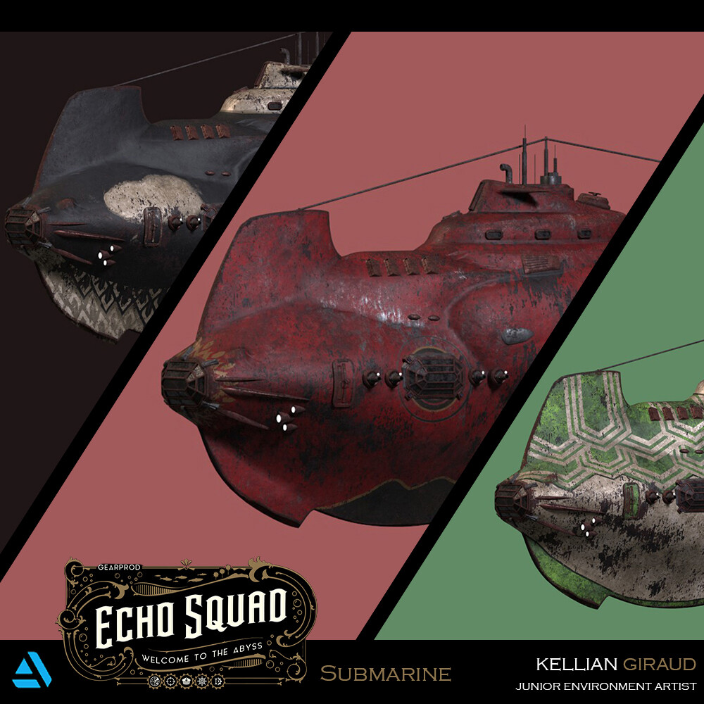 ArtStation - Submarine texture