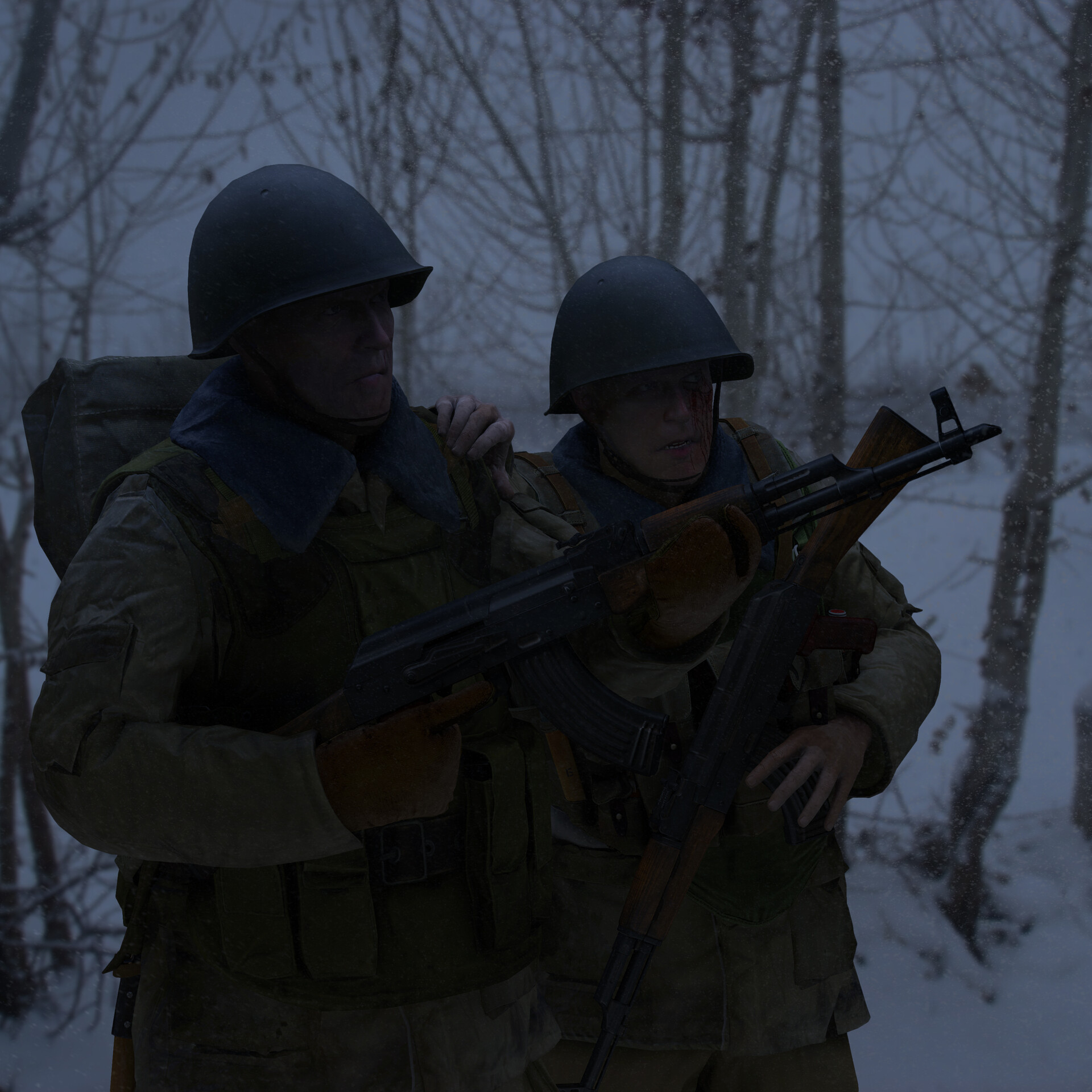 ArtStation - Red snow