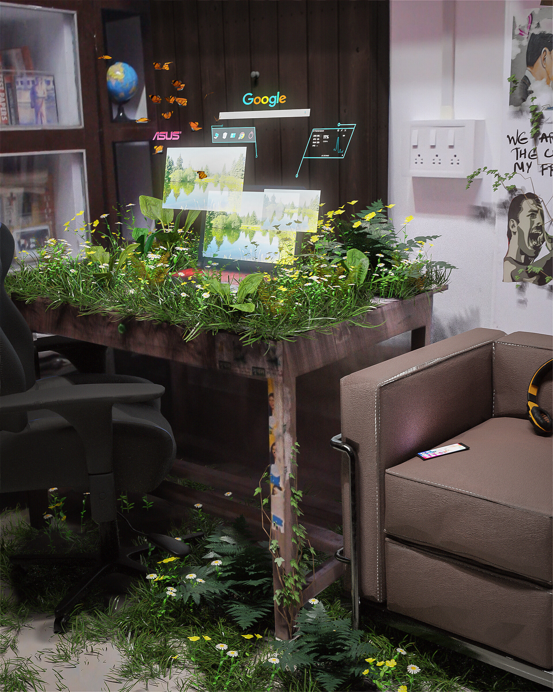 ArtStation - The green room. VFX video