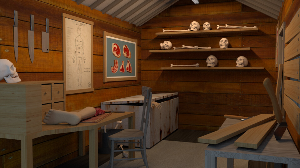 ArtStation - Murder Shed