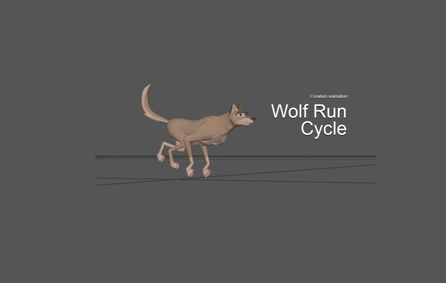 ArtStation - Wolf_RunCycle