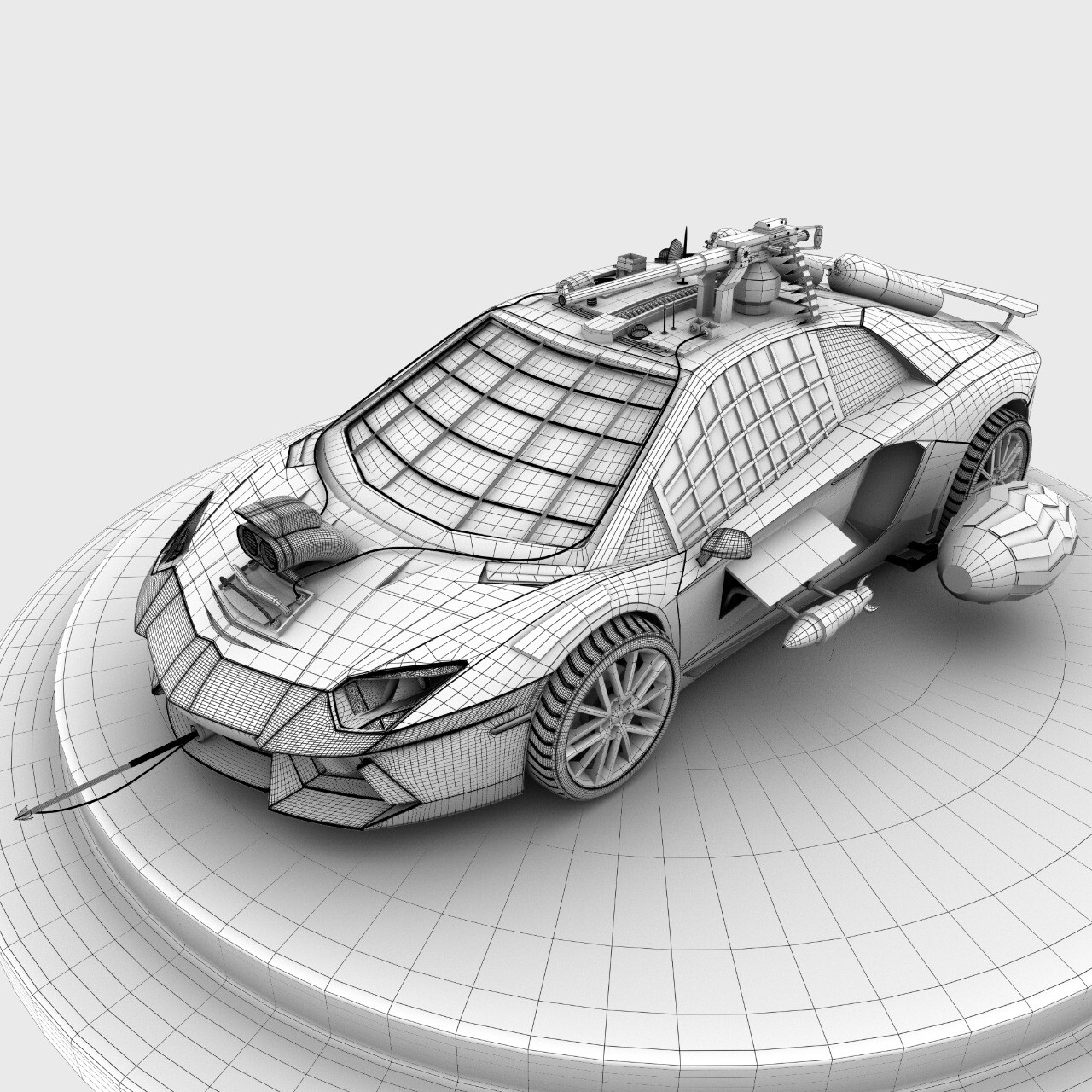 ArtStation - lamborghini_modified