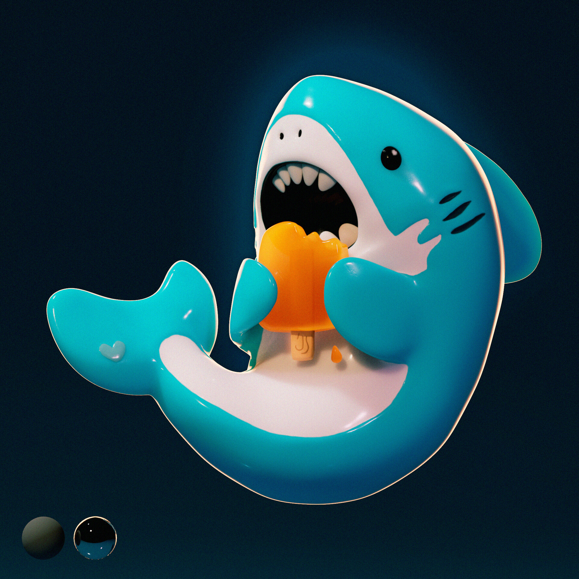 ArtStation - CHOMP - Sculptober 01 - "The Sweet Tooth"