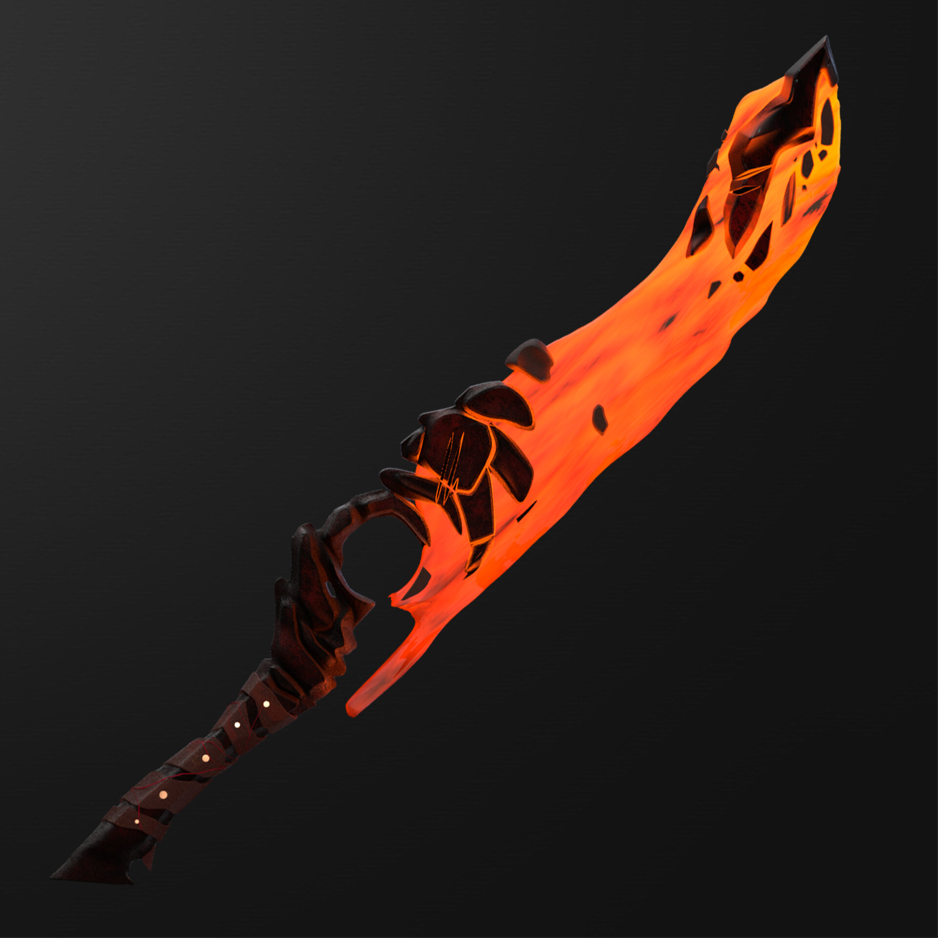 ArtStation - Lava blade
