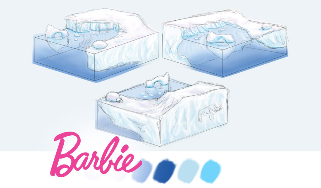 ArtStation - "Barbie World Explorer" environments