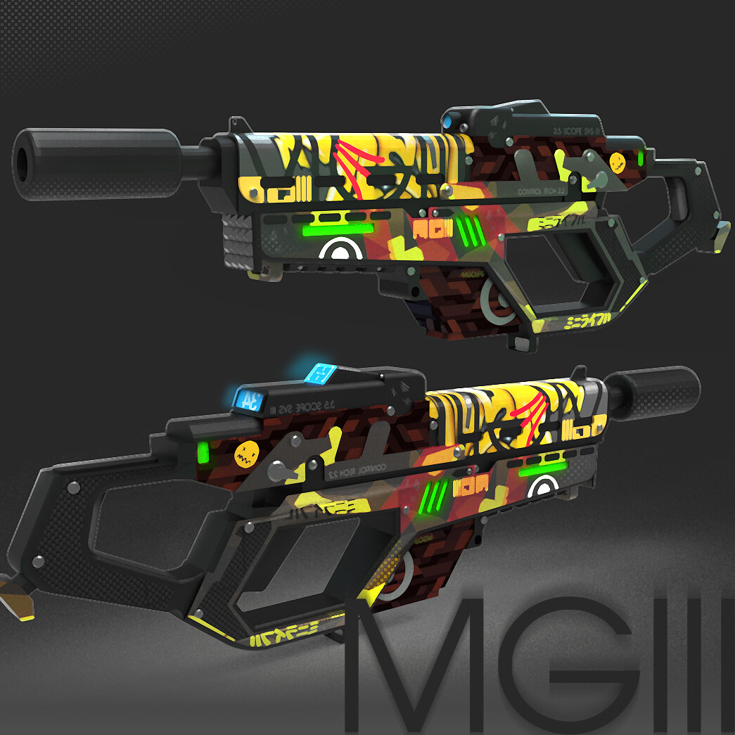 ArtStation - MG3 rifle concept
