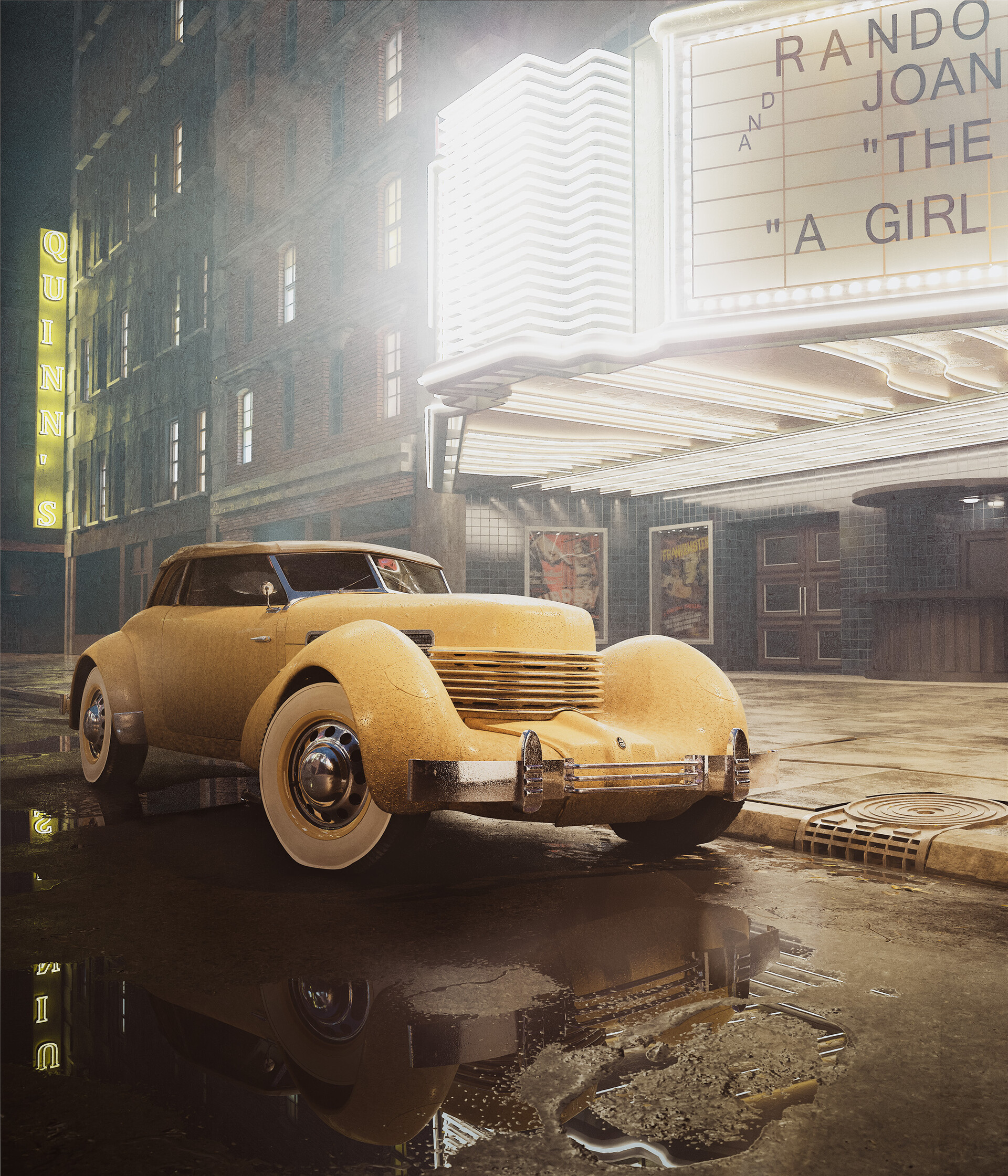 ArtStation - Car Cord 812 Supercharged 1937 HUM 3D Car Challenge