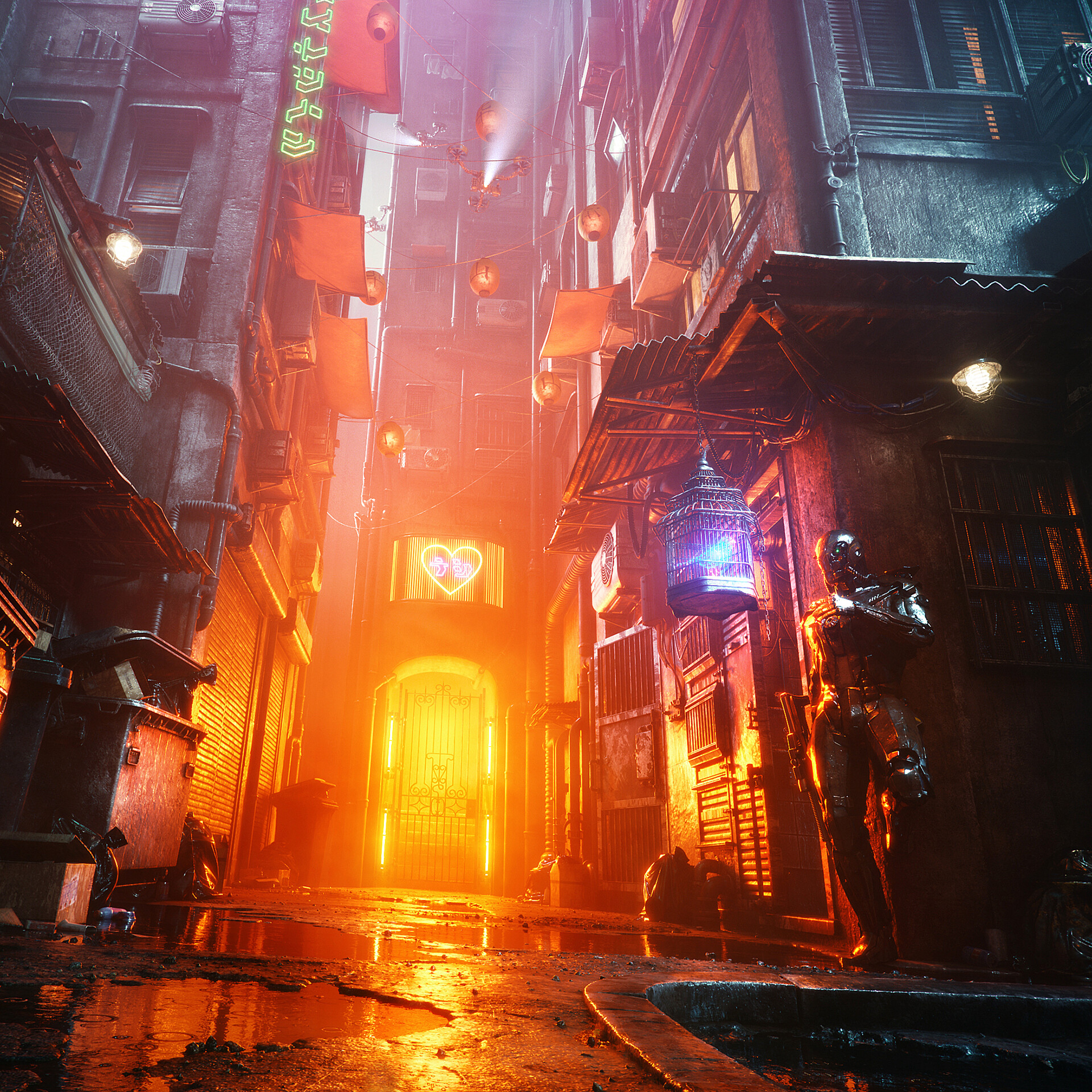 ArtStation - Cyberpunk Street