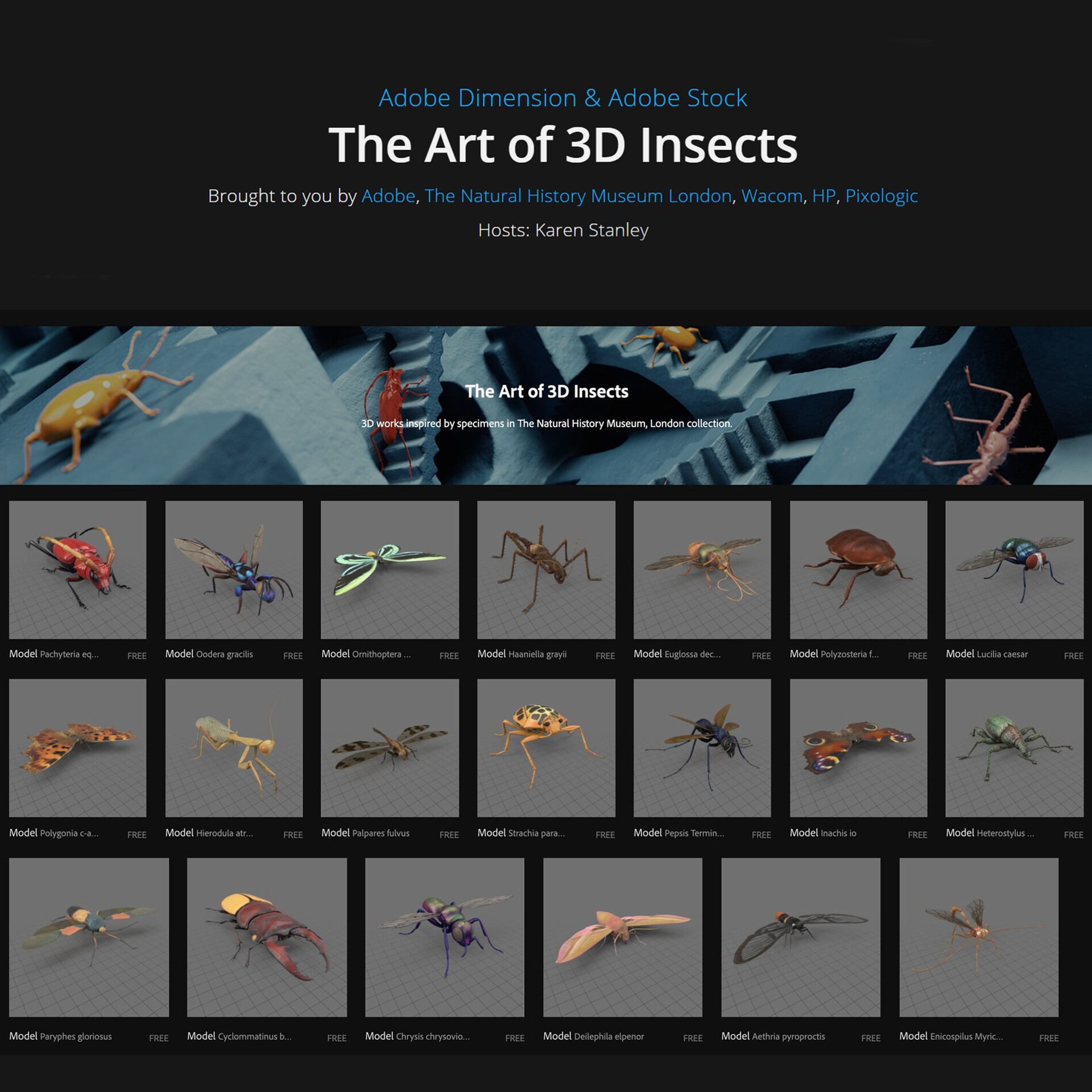 ArtStation - Adobe - The Art of 3D Insects