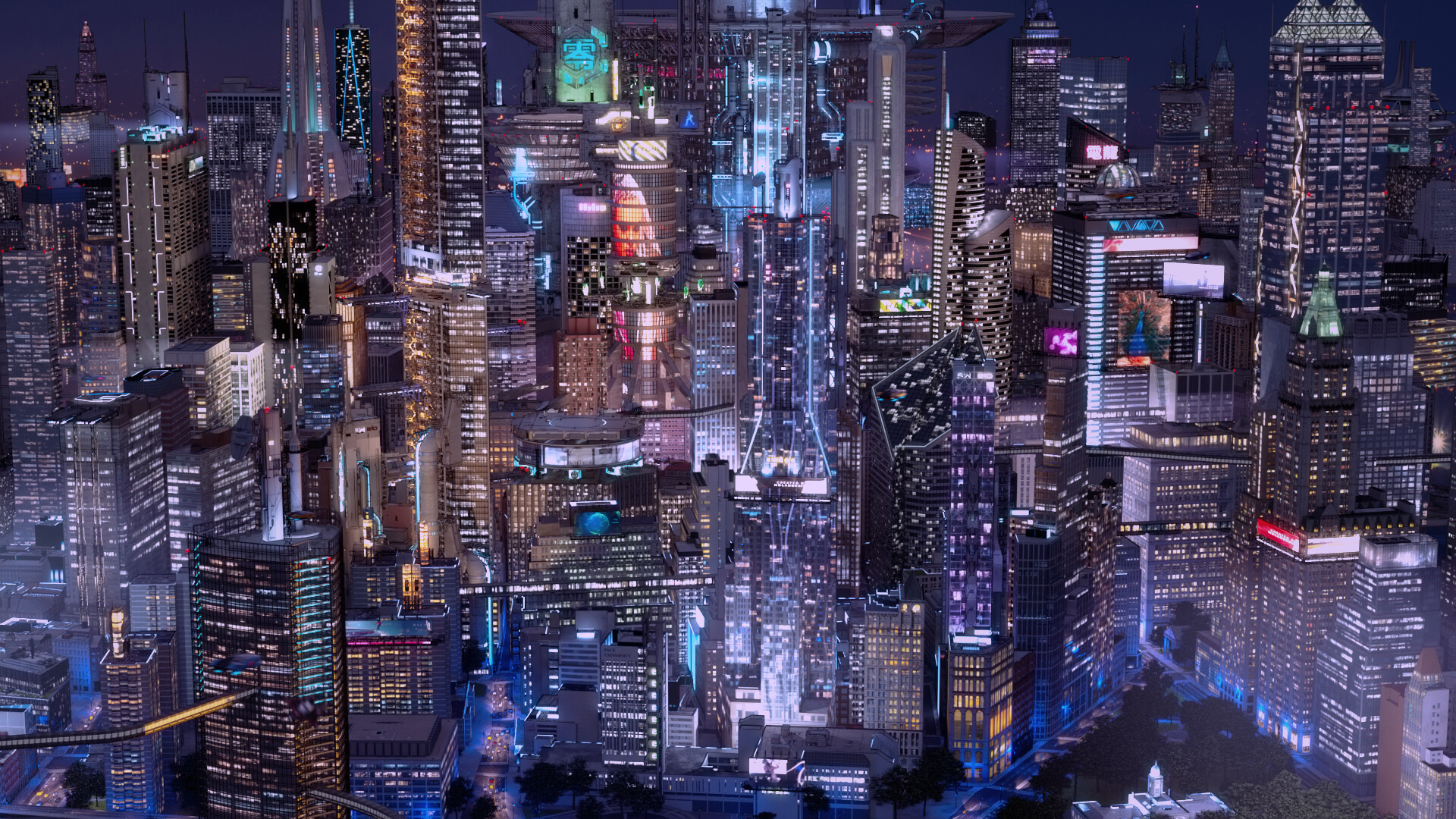 ArtStation - sci-fi city