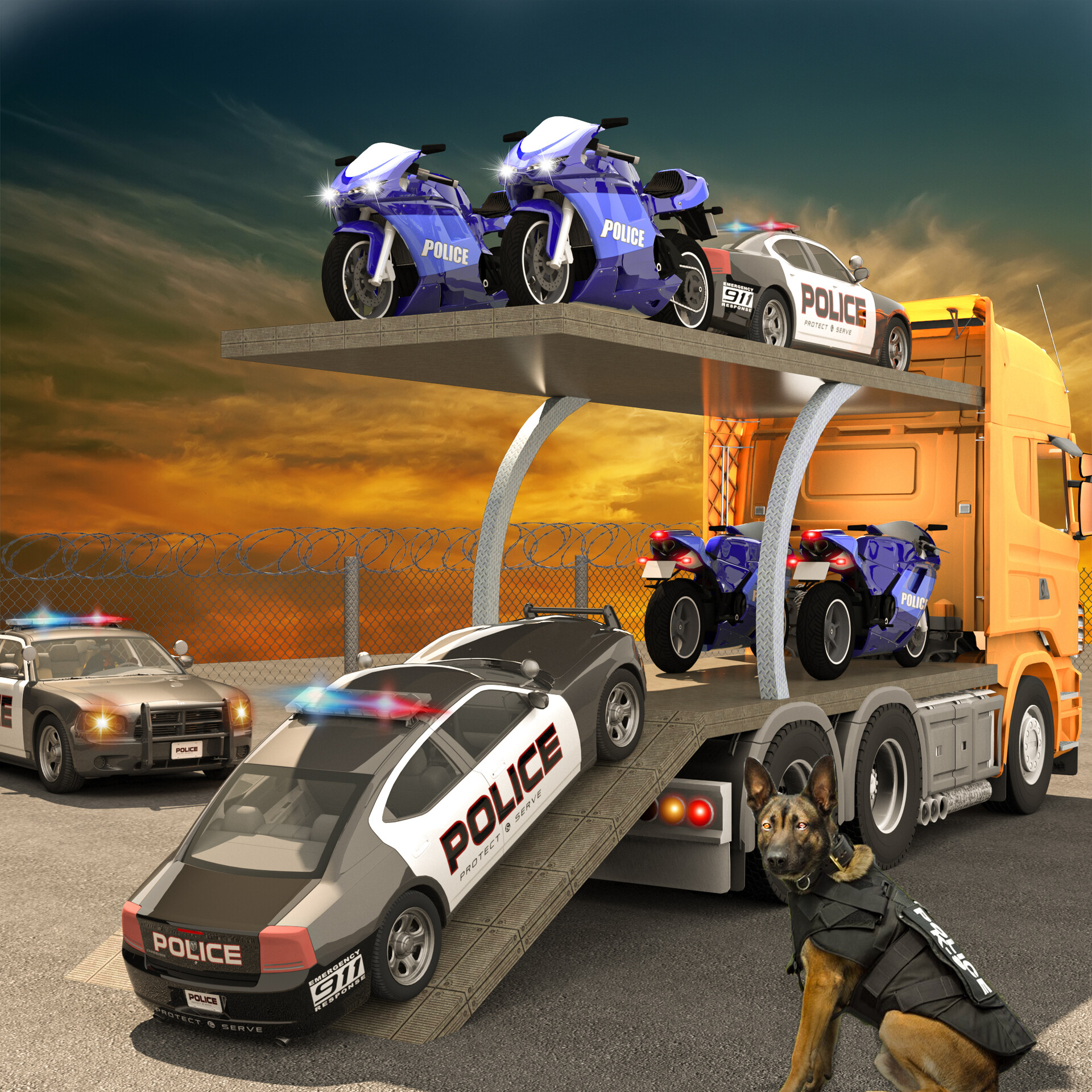 ArtStation - Police Rush