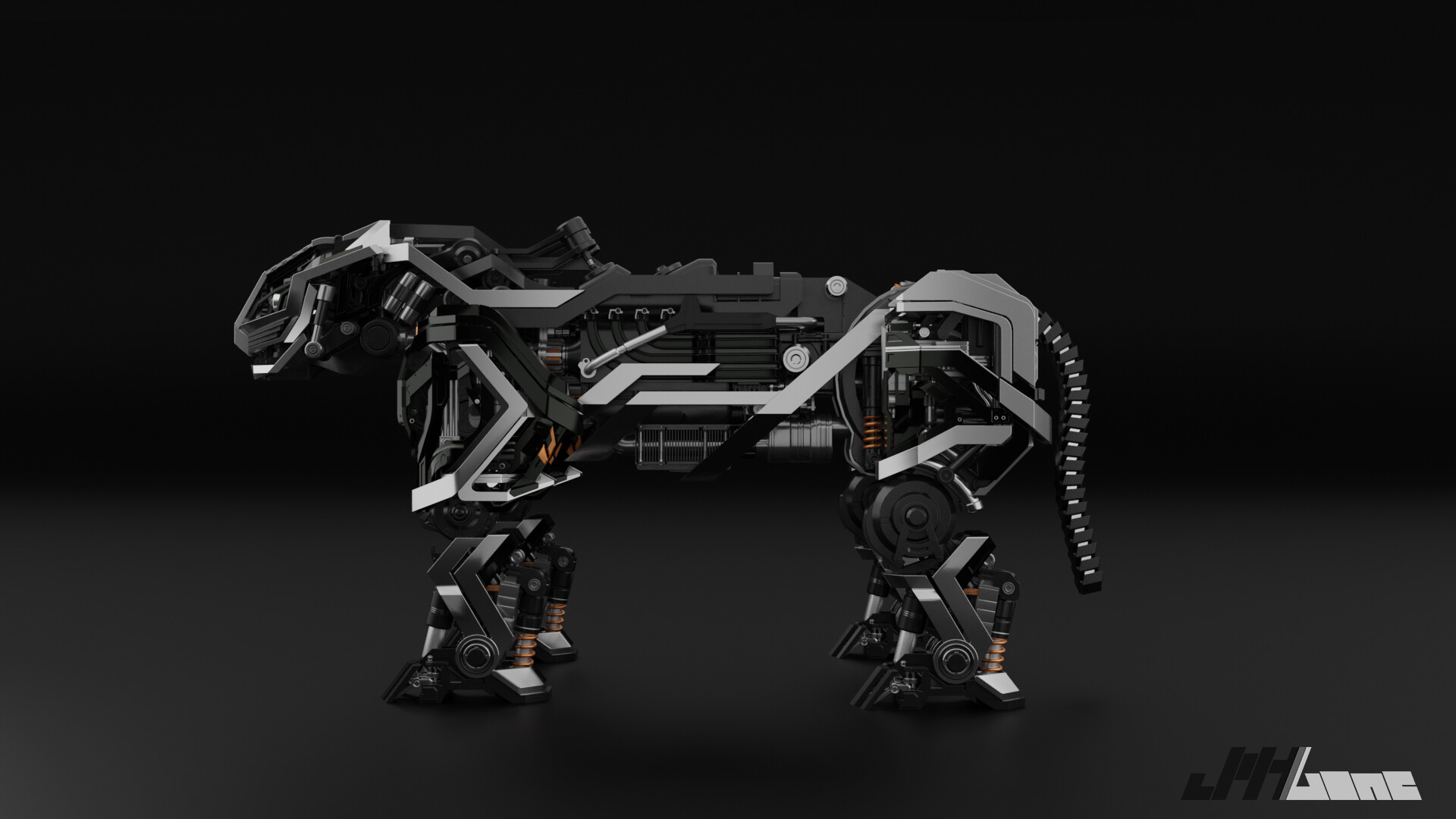 ArtStation - Mechanical Lion 2