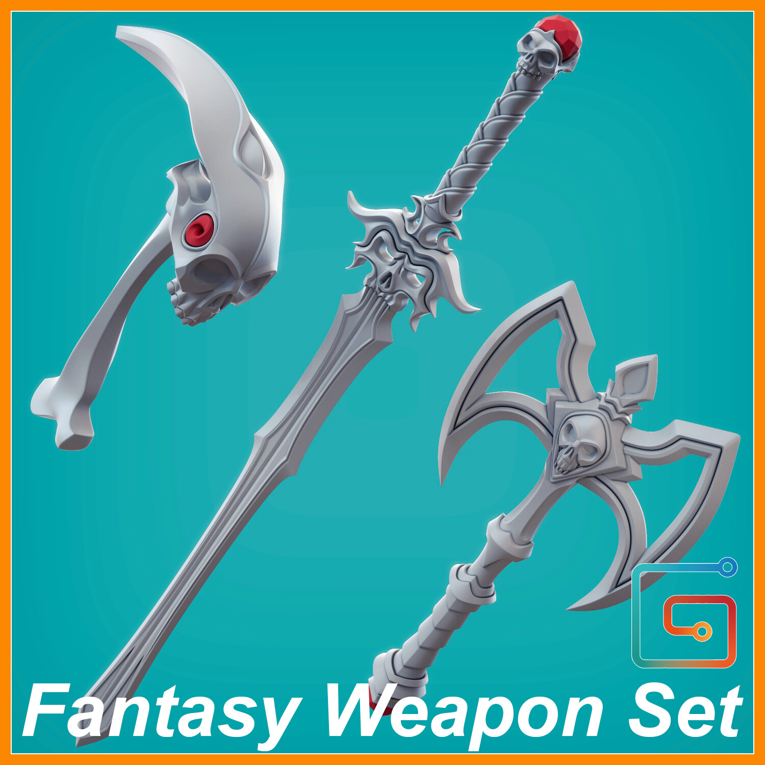 ArtStation - IMM Fantasy Weapon Set
