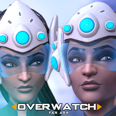 ArtStation - Symmetra Overwatch Face Study