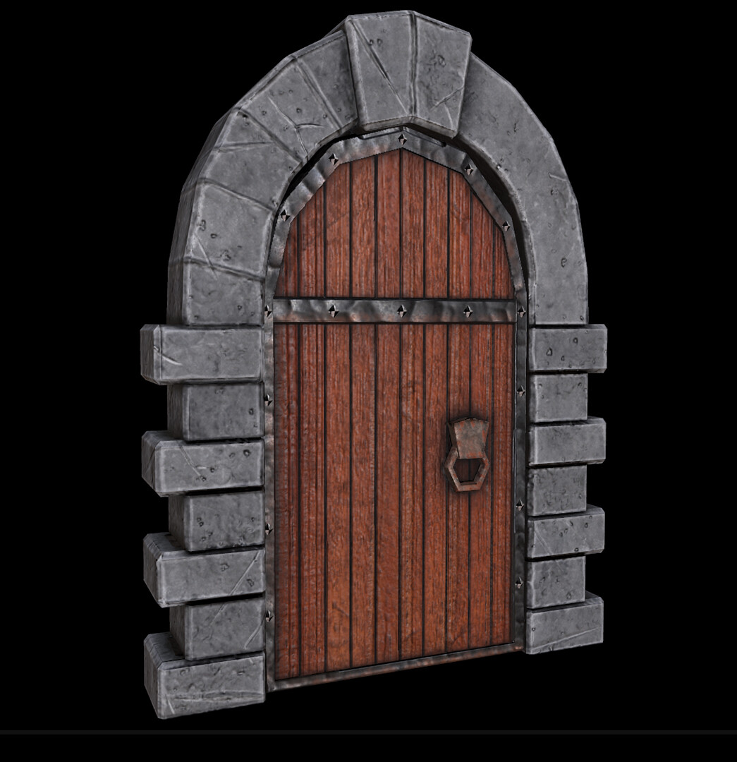 ArtStation - Medieval Door