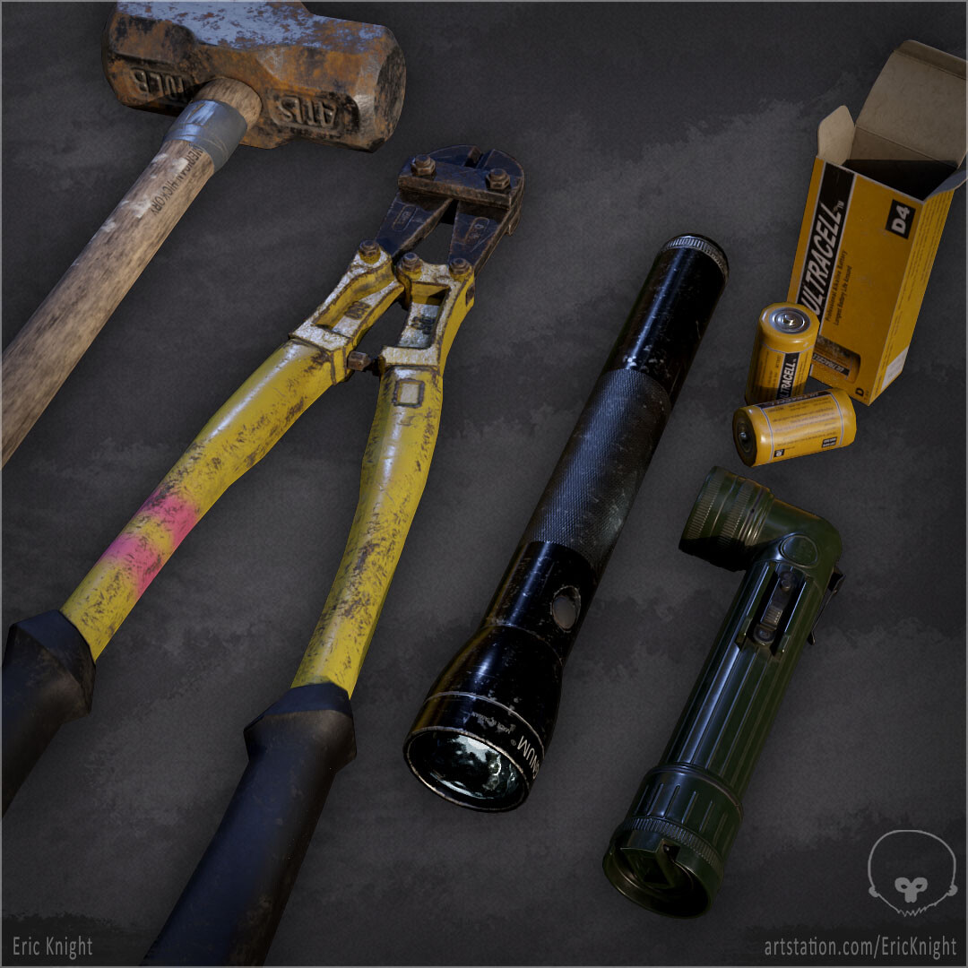 Eric Knight - 3D Artist - High Res Graverobber Props