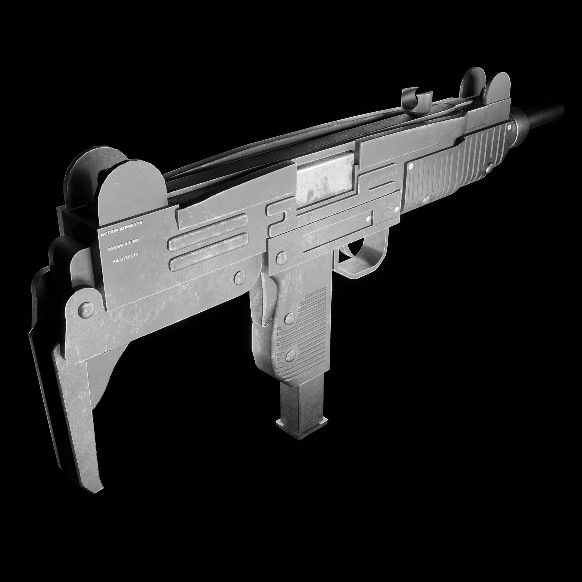 ArtStation - Game Ready Uzi