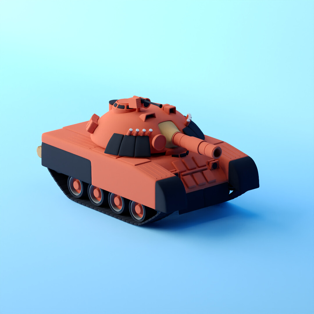 ArtStation - Tank Low Poly