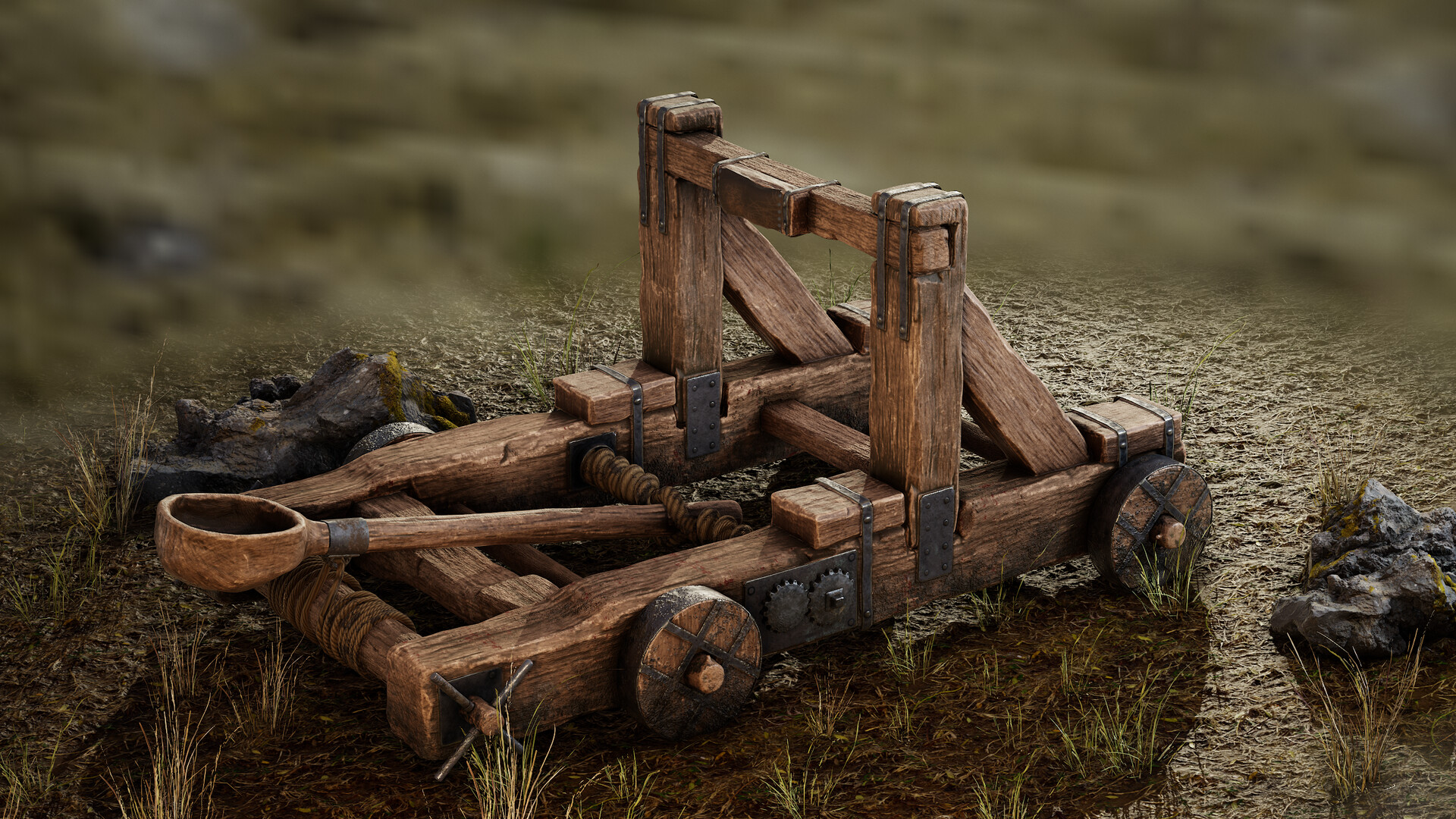 ArtStation - Medieval Catapult