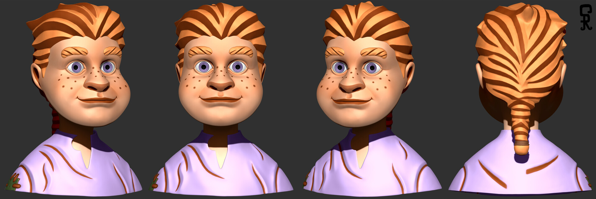 ArtStation - Stylized cartoon character.