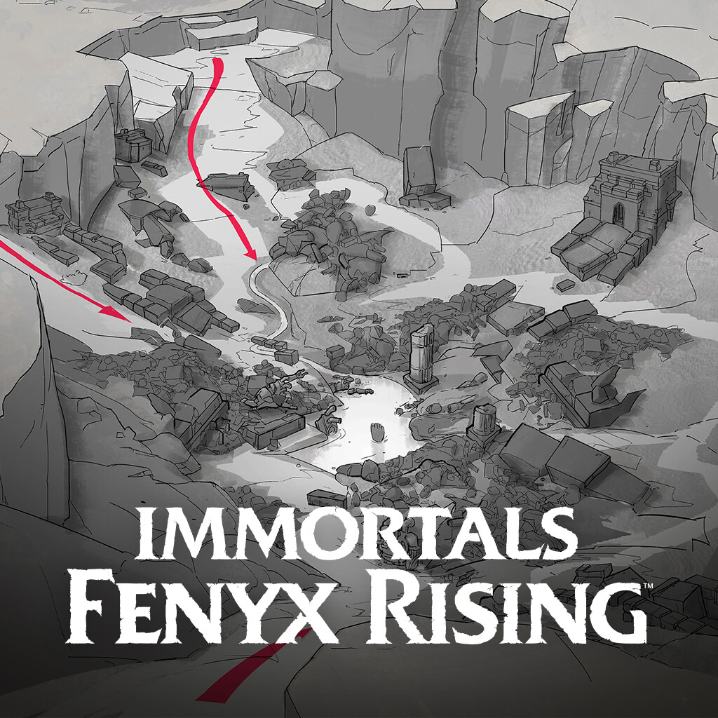 ArtStation - Immortals Fenyx Rising, Hephaistos Automaton Graveyard