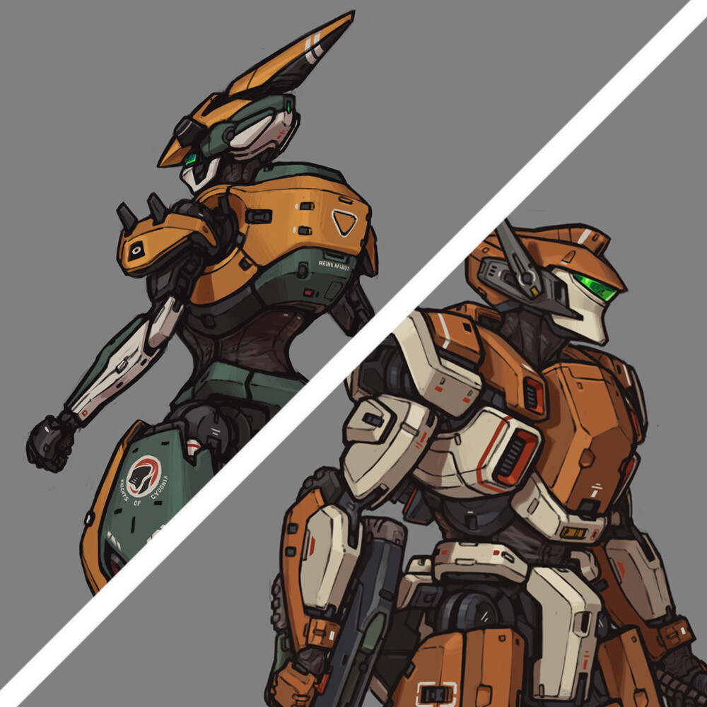 ArtStation - Mars Mecha Development