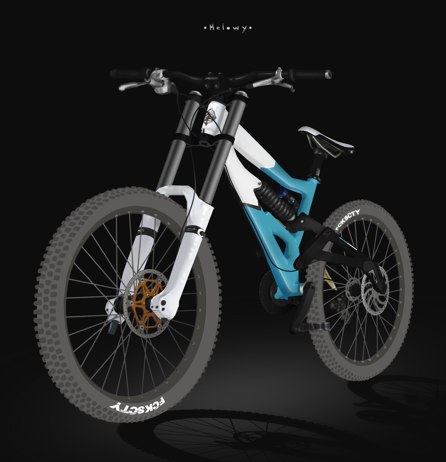 Melanye Samaniego ·Melowy· - Downhill bike study