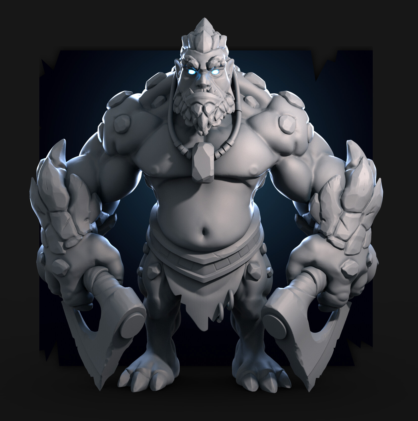 ArtStation - Stone_Troll WIP
