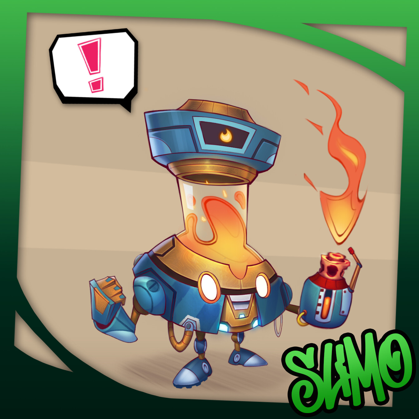 ArtStation - Slimo IP - Mobile game mockup