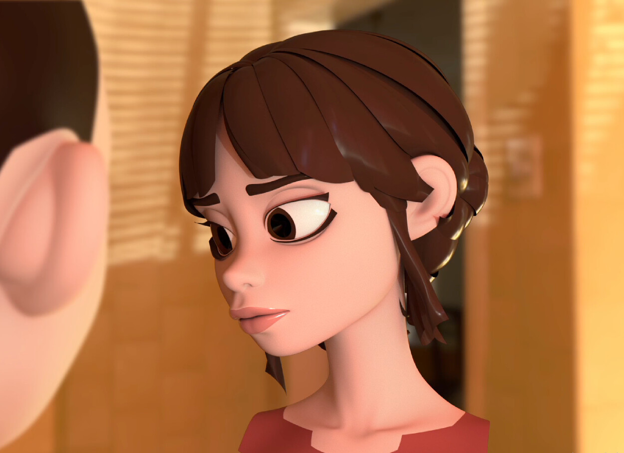 ArtStation - Character Facial Rigging & Animation - joint based practice