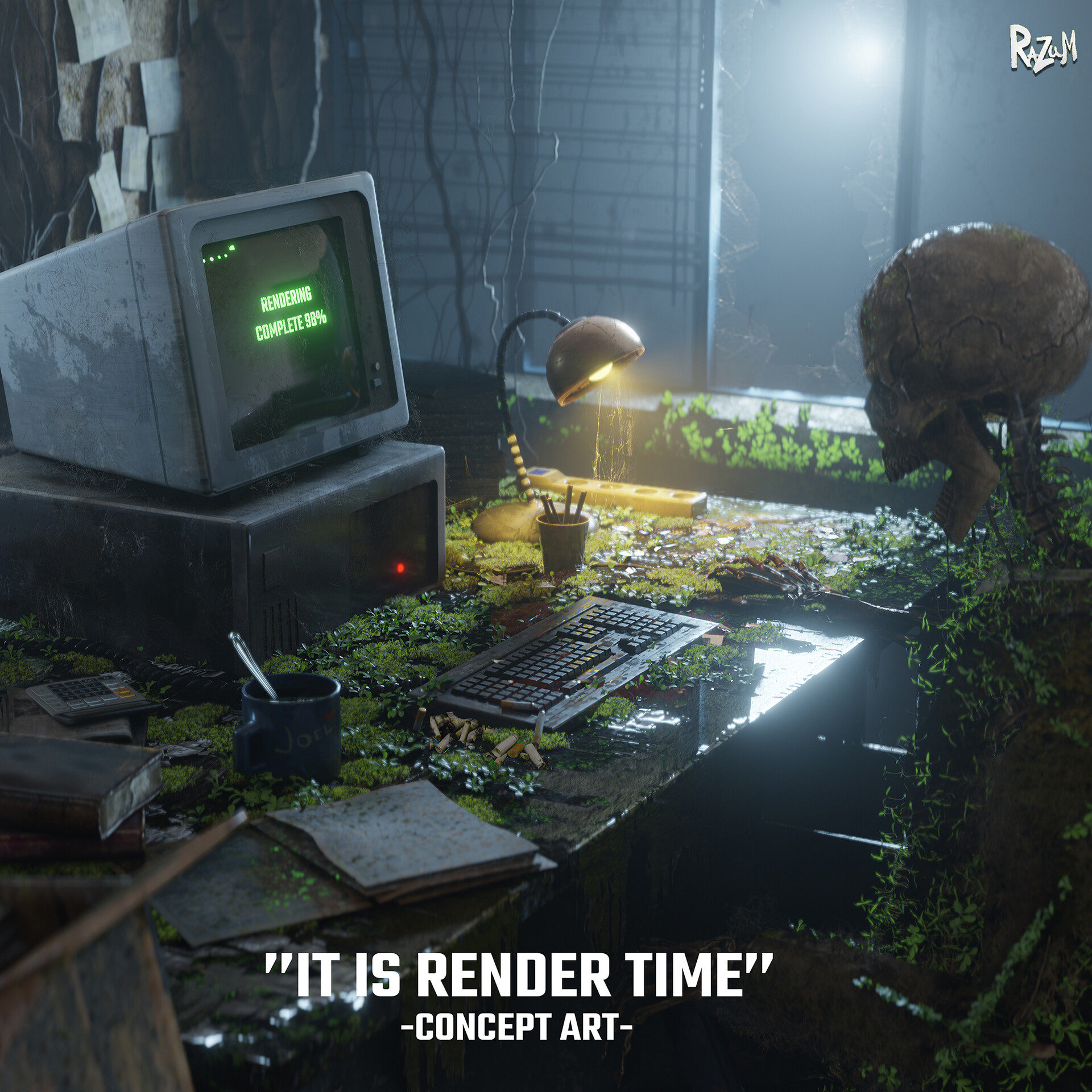 ArtStation - "IT IS RENDER TIME"