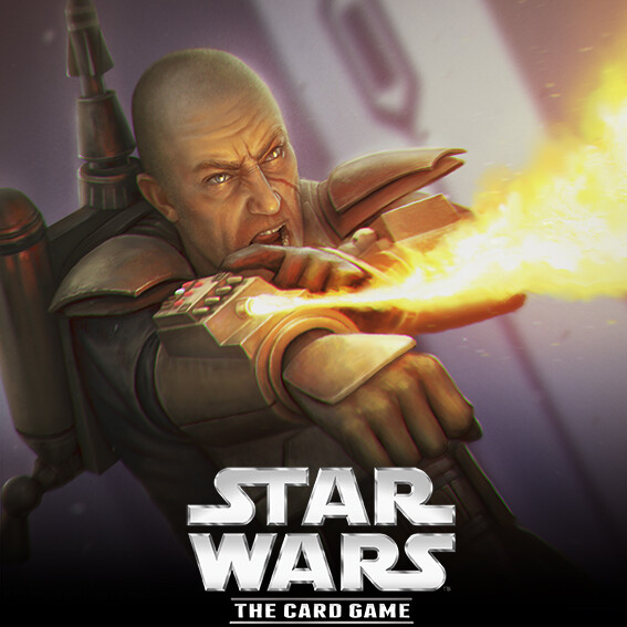 ArtStation - STAR WARS TCG: Mando Flamethrower