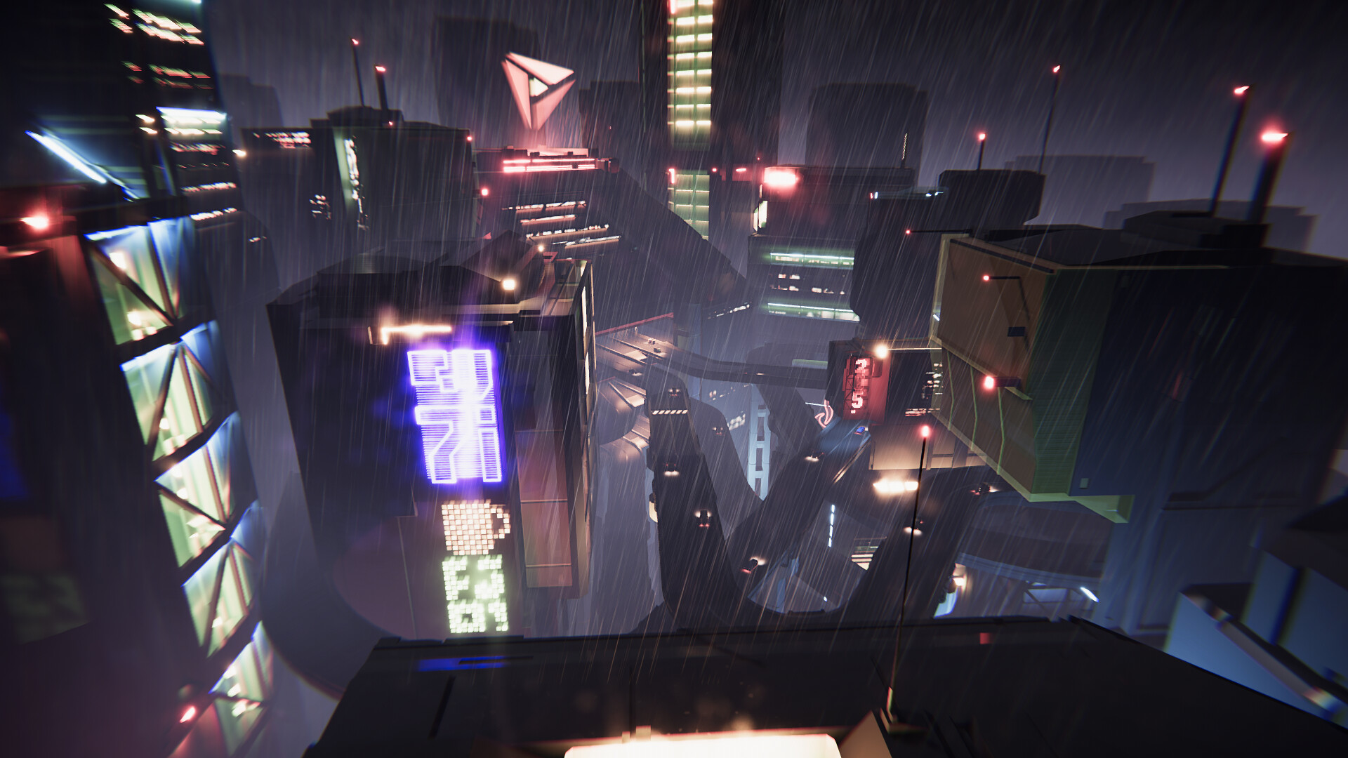 ArtStation - The Neon City modeled in Unity
