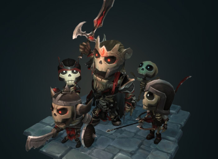 ArtStation - Bitgem Skeleton Swarm