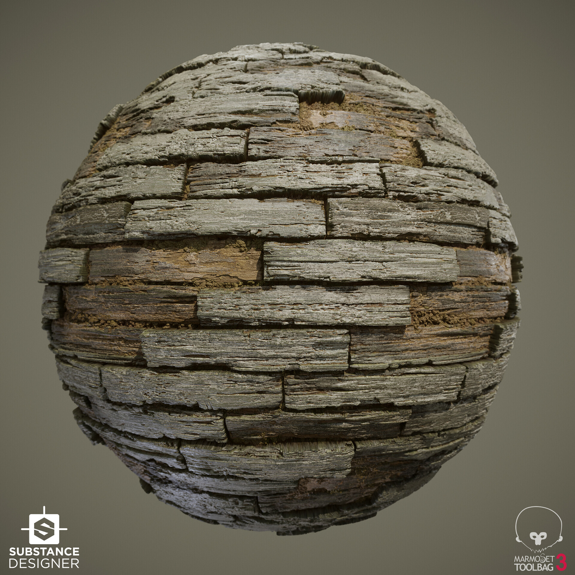 ArtStation - Rotted Wood Planks