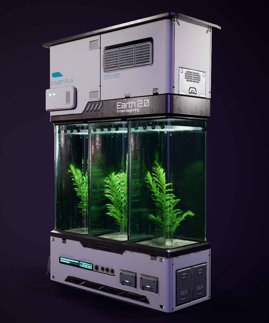 ArtStation - Game Ready Plant incubator