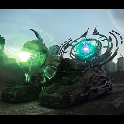 ArtStation - Sci-Fi Catapult Tank