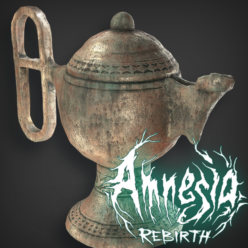 ArtStation - Amnesia: Rebirth - Oil Lamp