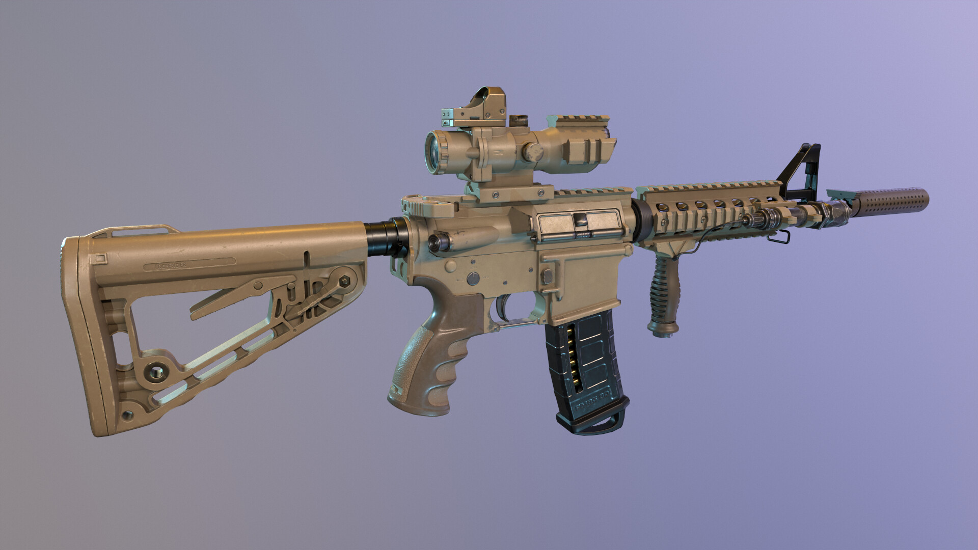 ArtStation - Realtime - M4 Rifle